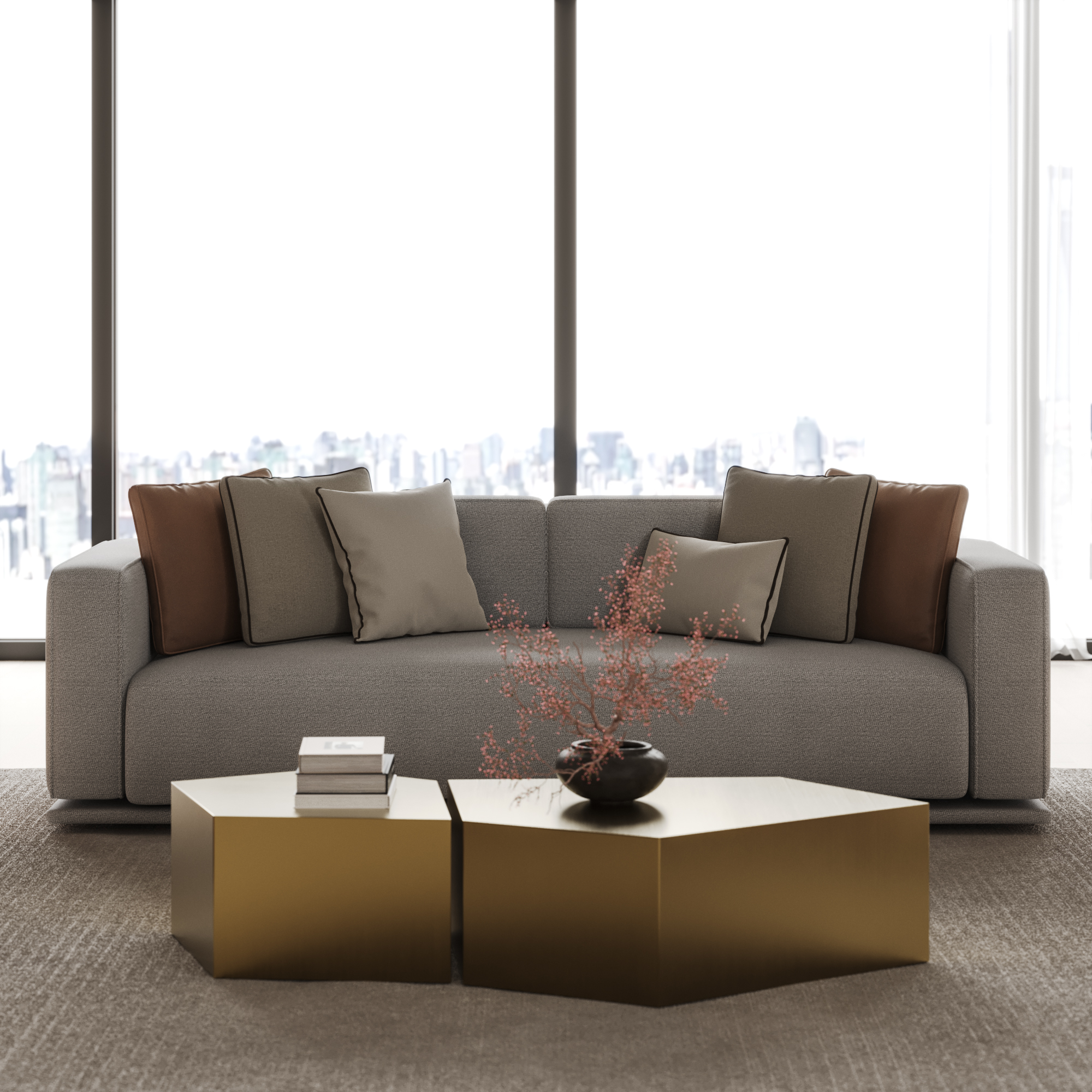 Piano Sofa Set - Dion